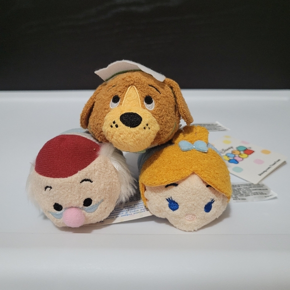 Disney | Toys | Disney Store Peter Pan Tsum Tsum Plush 35 Set Of 3 New ...